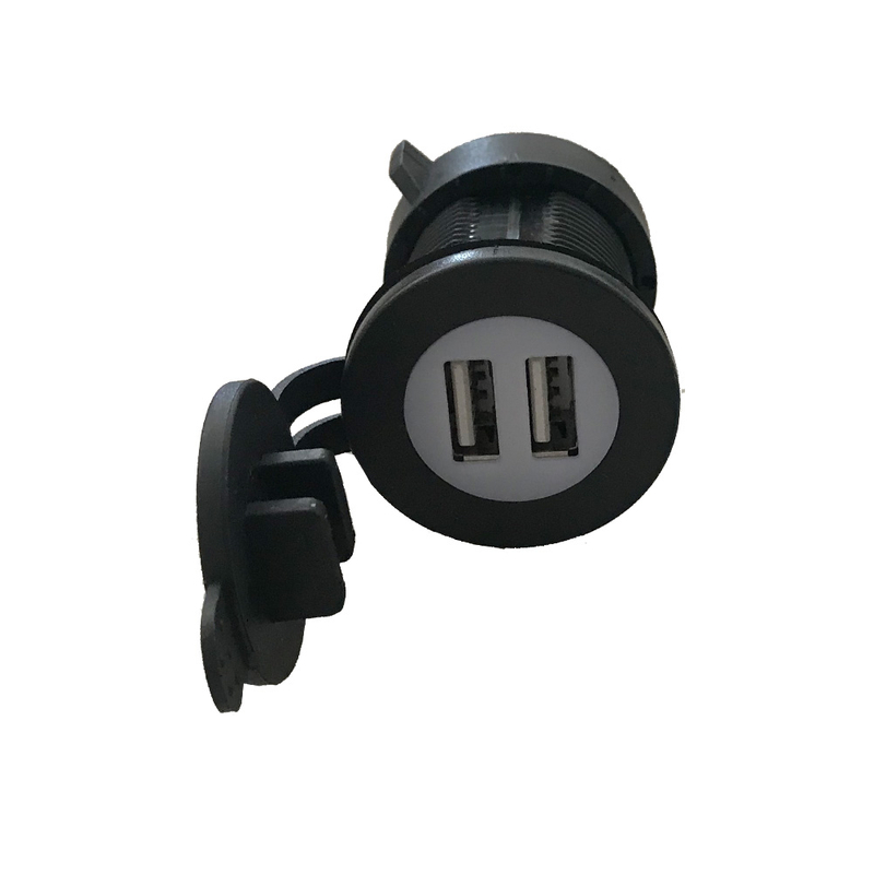 HC-B-65008 12V 24V Waterproof USB Socket Panel Connector for Bus - Buy ...